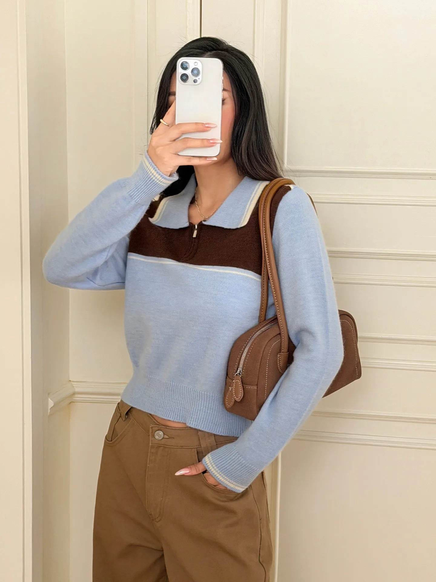 Contrast Knit Pullover | Savana | Bestsellers