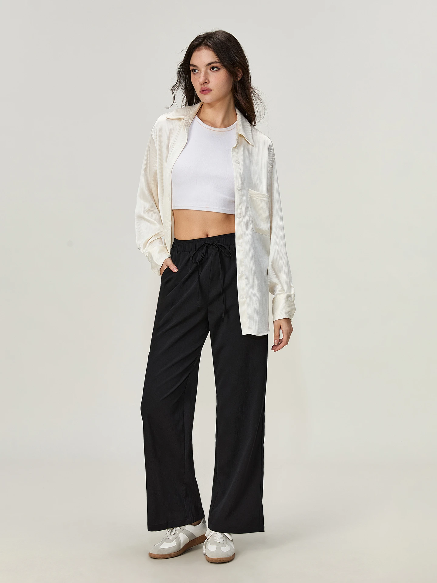 Knotted Straight Leg Pants | Savana | Bestsellers