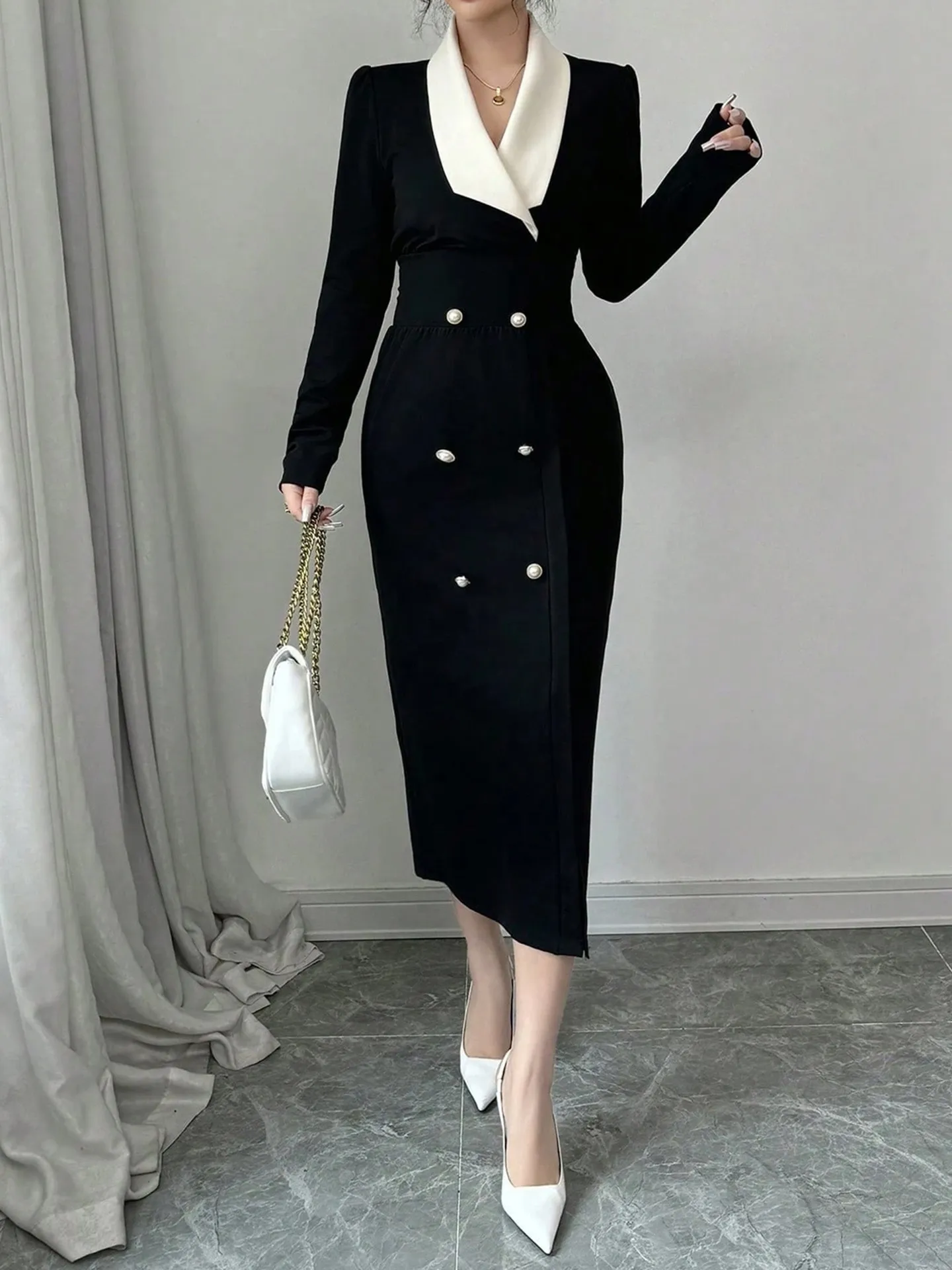 Contrast Blazer Dress | Savana | Bestsellers