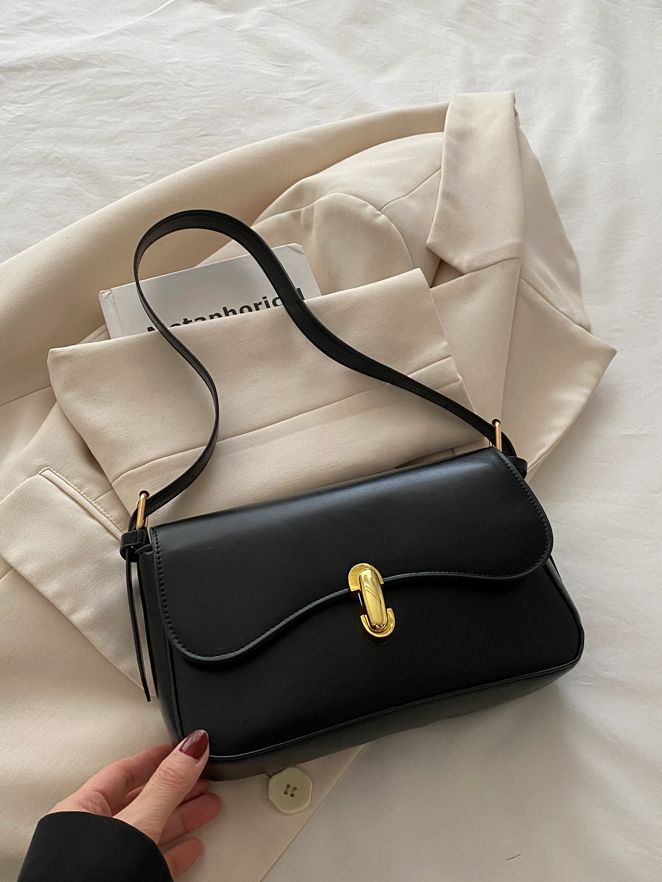 Metal Shoulder Bag | Savana | Bestsellers