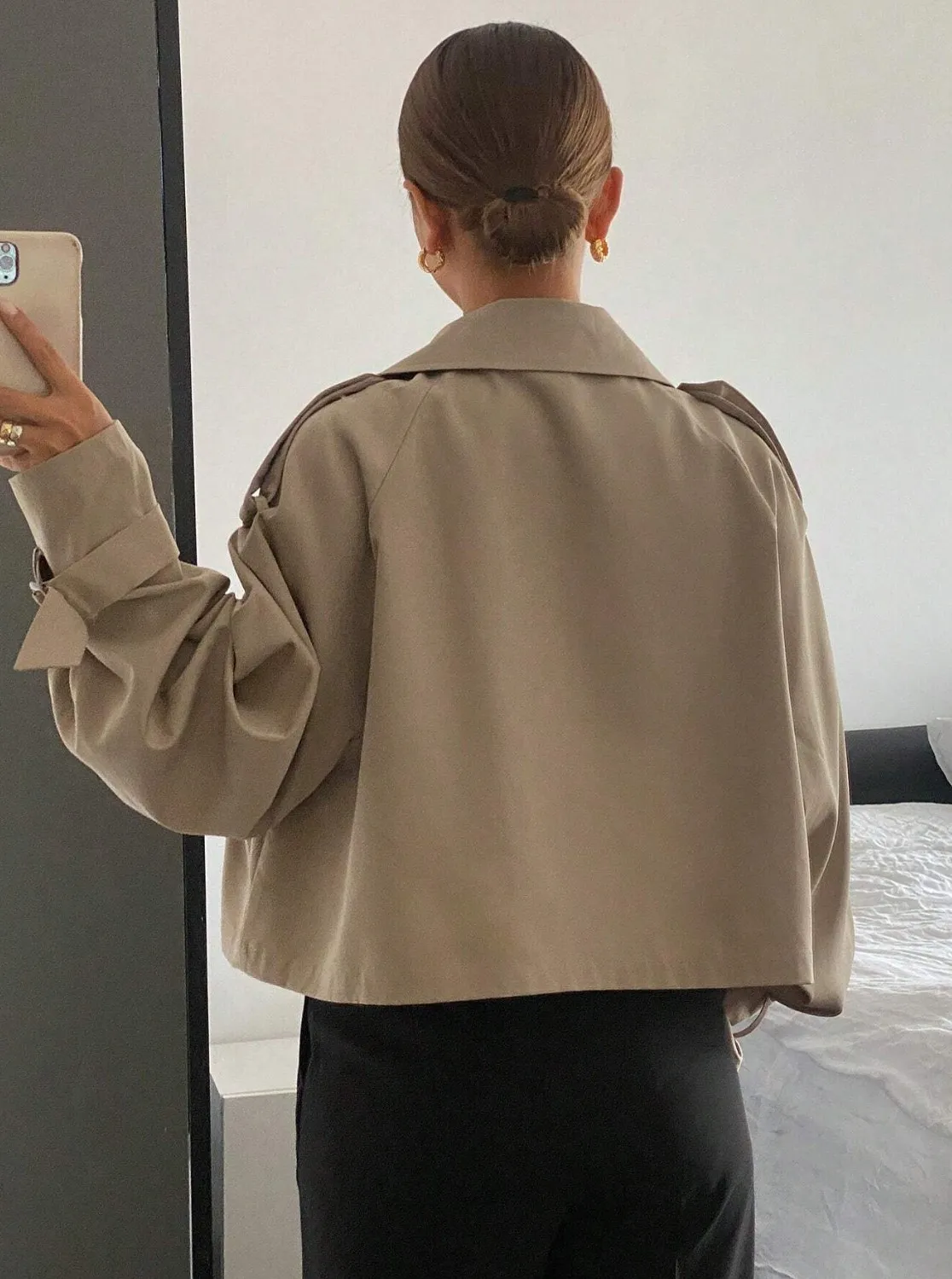 Front Flap Trench Coat | Savana | Bestsellers