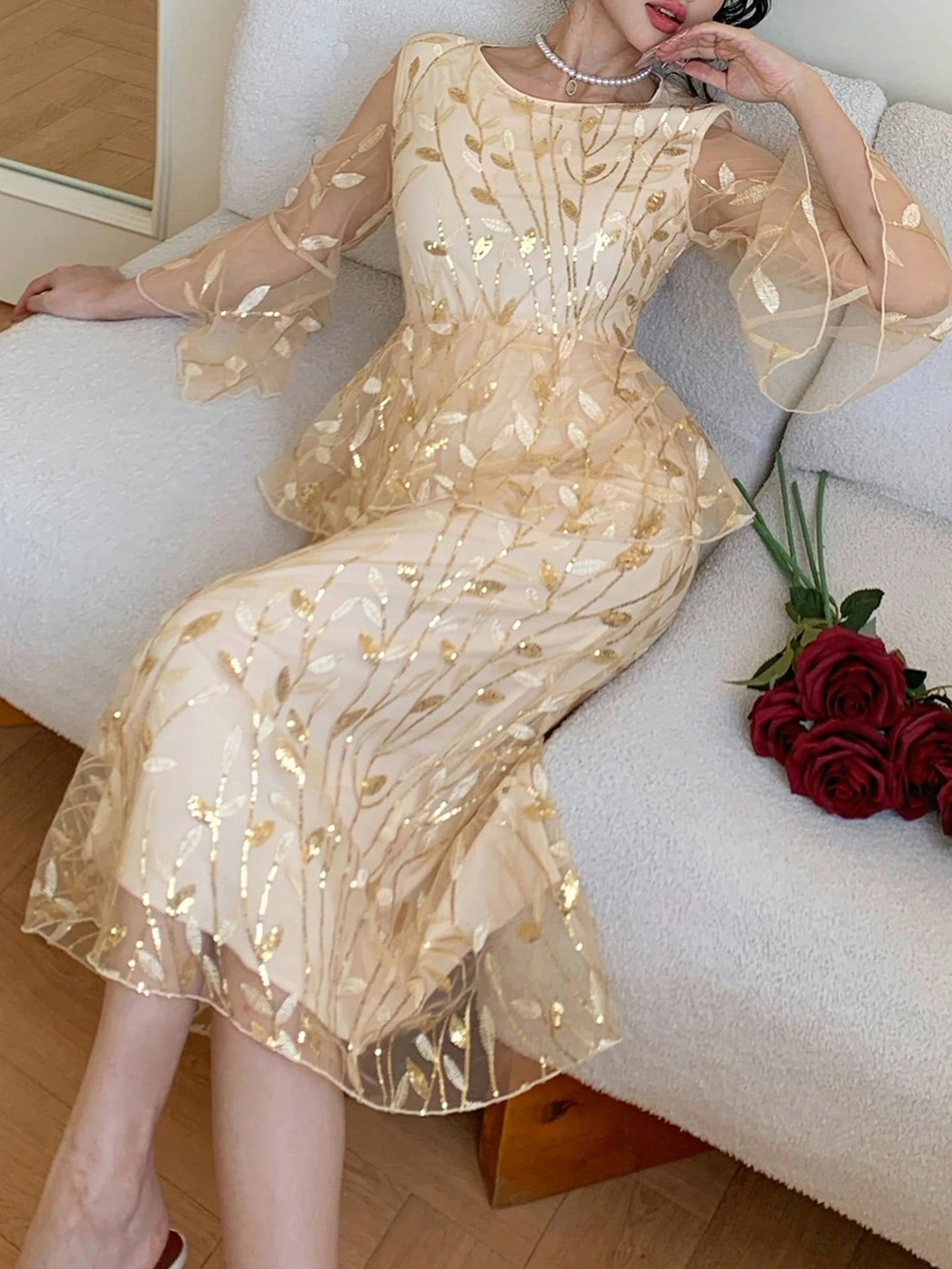 Sheer Bodycon Dress | Savana | Bestsellers