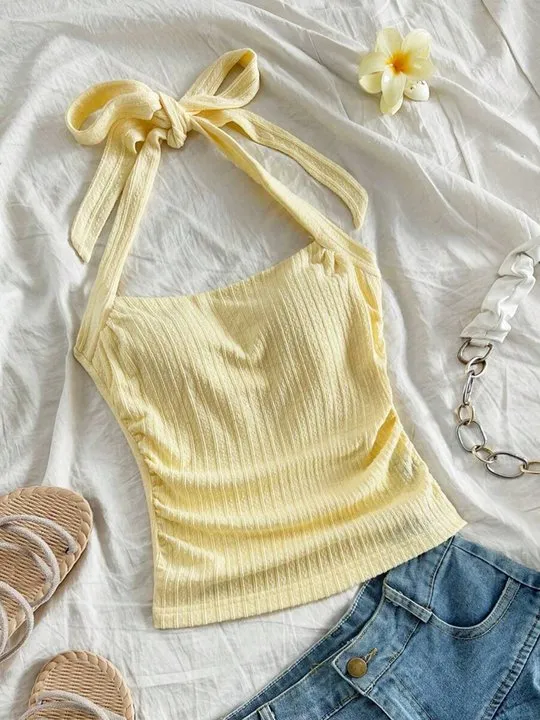 Open Back Halter Top | Savana | Bestsellers