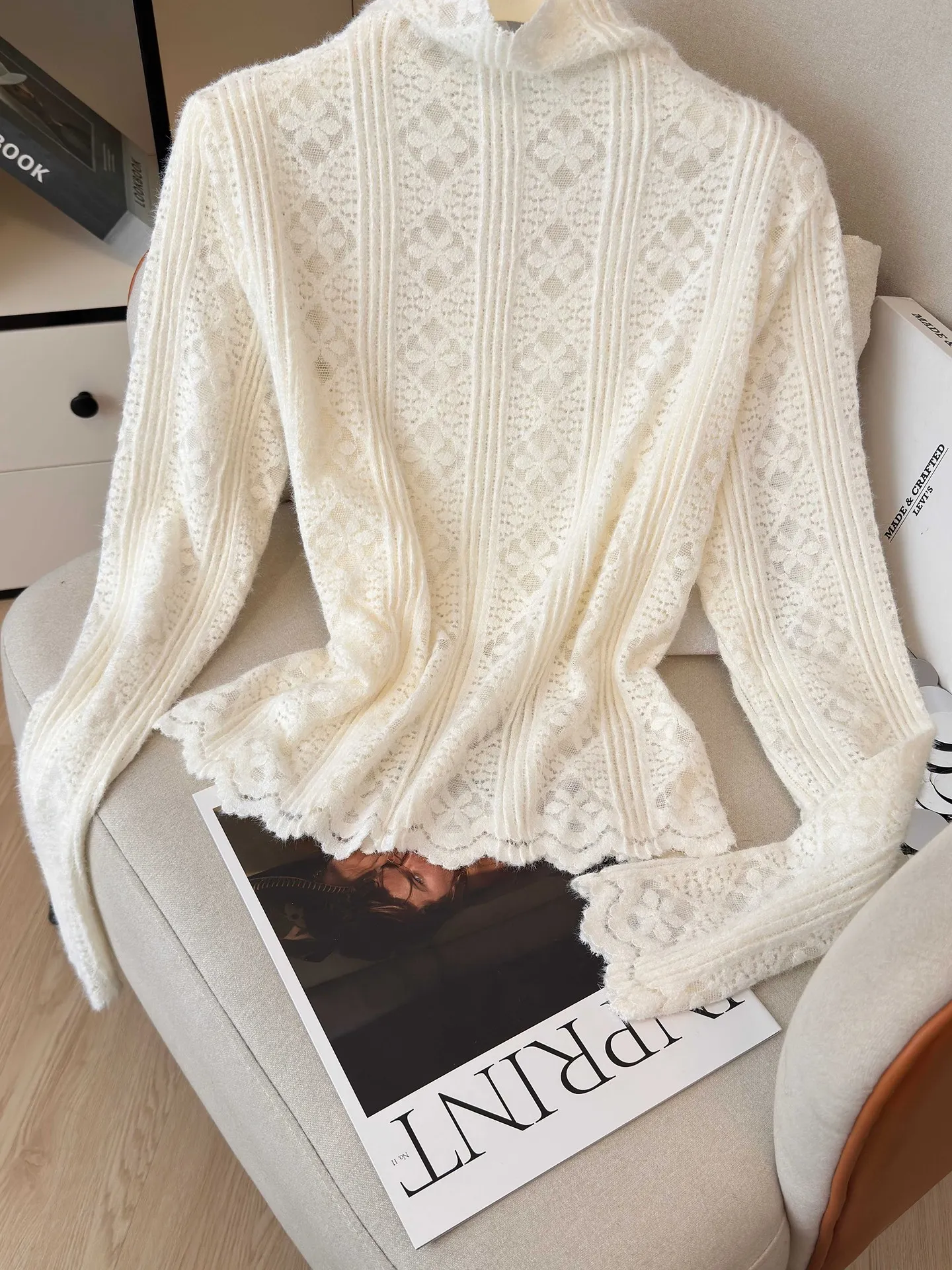 Scallop Edge Top | Savana | Bestsellers