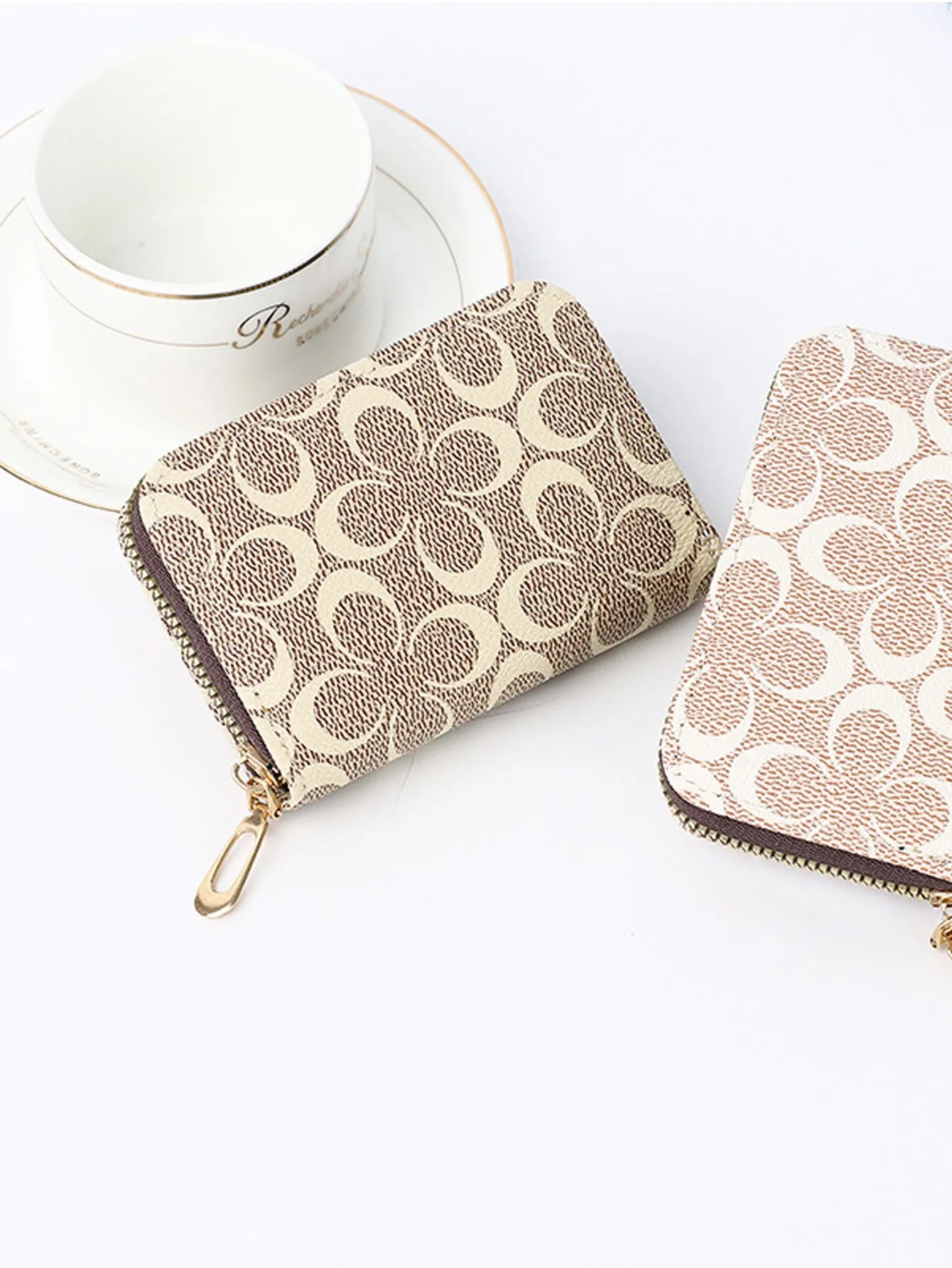 Monogram Print Wallet | Savana | Bestsellers