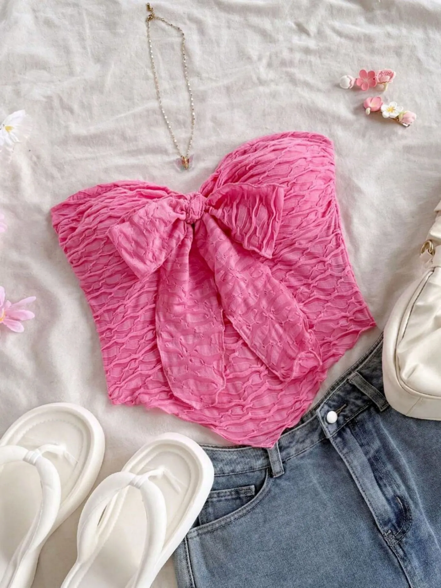 Summer Flirty Bow Top | Savana | Bestsellers