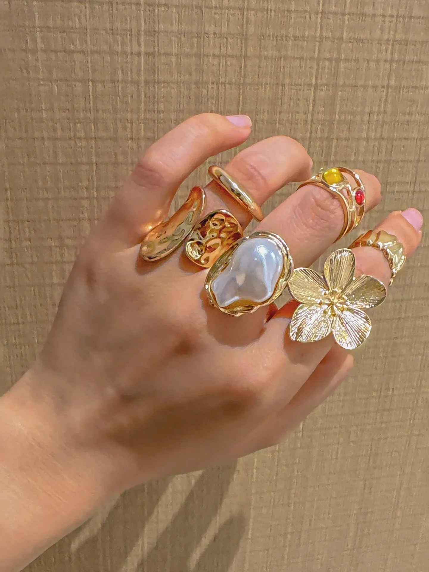 Flowers Ring Set | Savana | Bestsellers