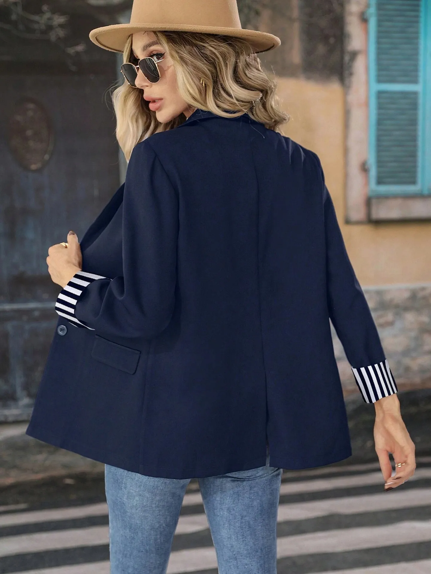 Padded-Shoulder Classic Blazer | Savana | Bestsellers