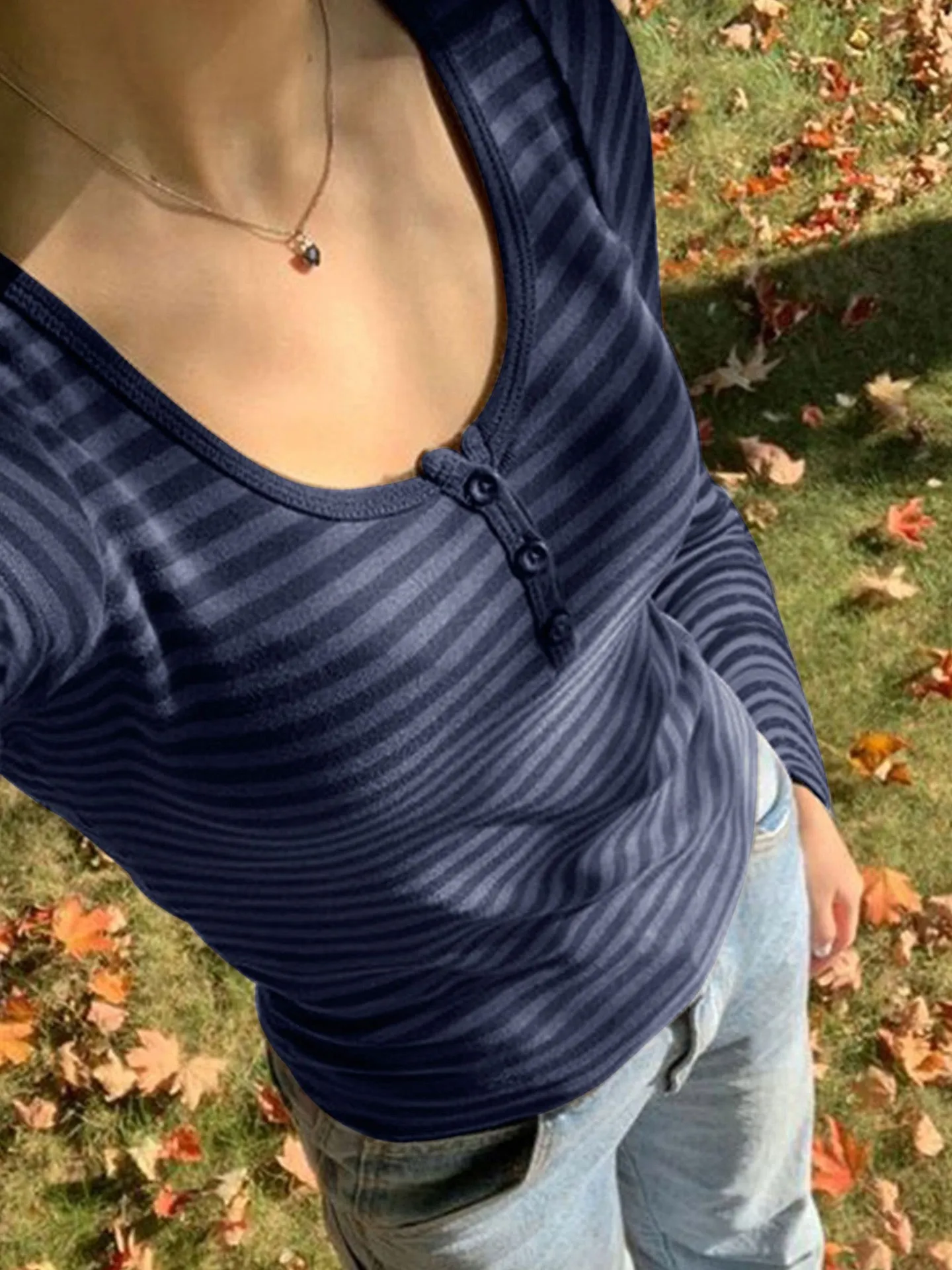Button Pullover T-Shirt | Savana | Bestsellers
