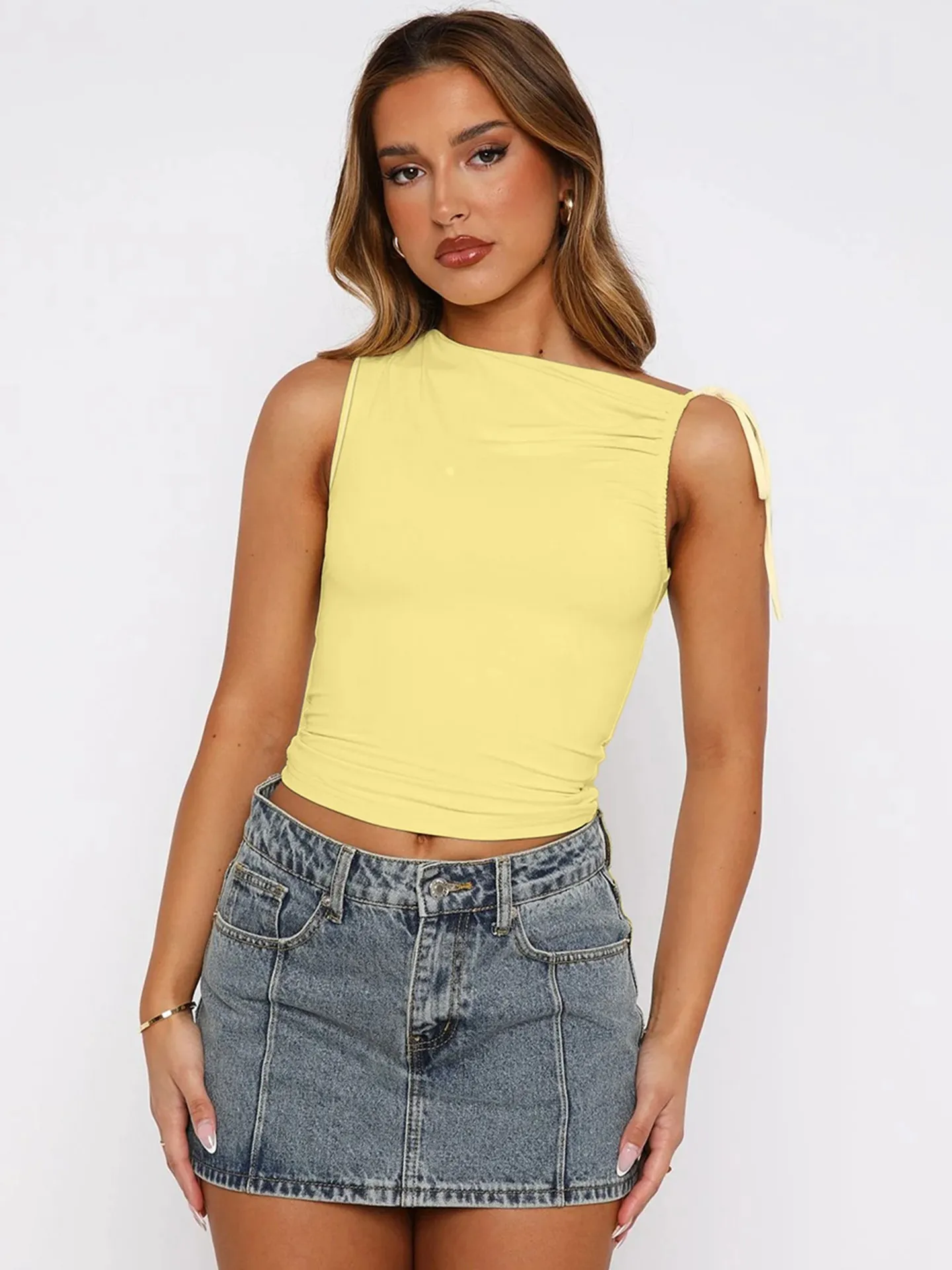 Side Tie Easy Tank Top | Savana | Bestsellers