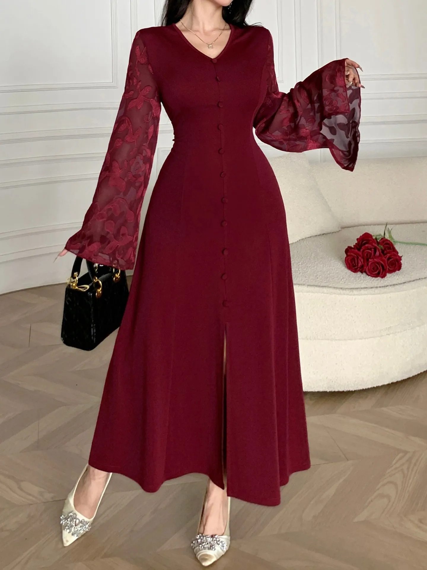 Sheer A-Line Dress | Savana | Bestsellers