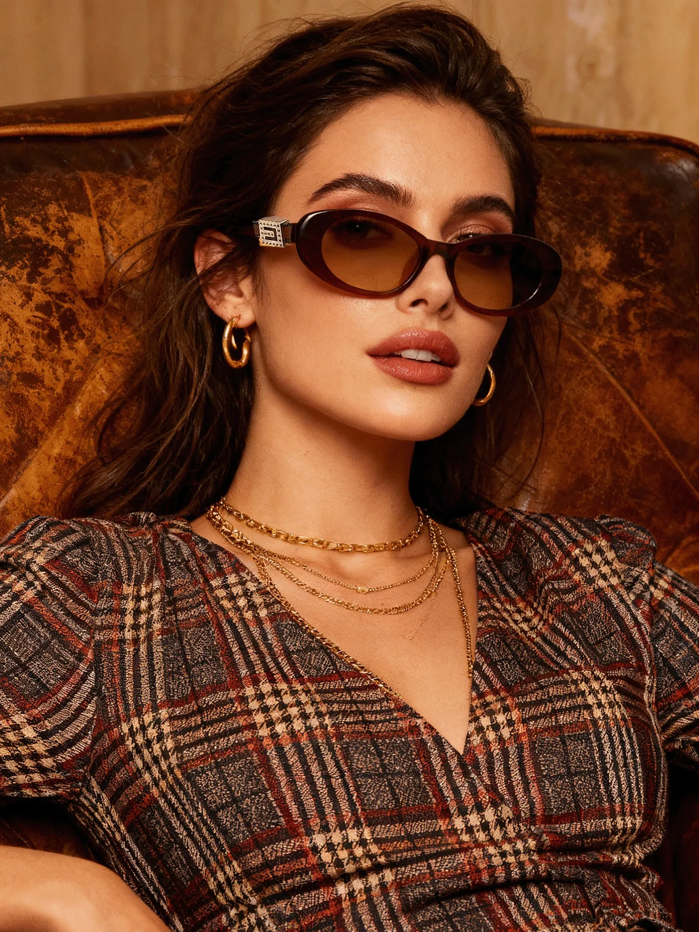 Metal Detail Retro Sunglasses | Savana | Bestsellers