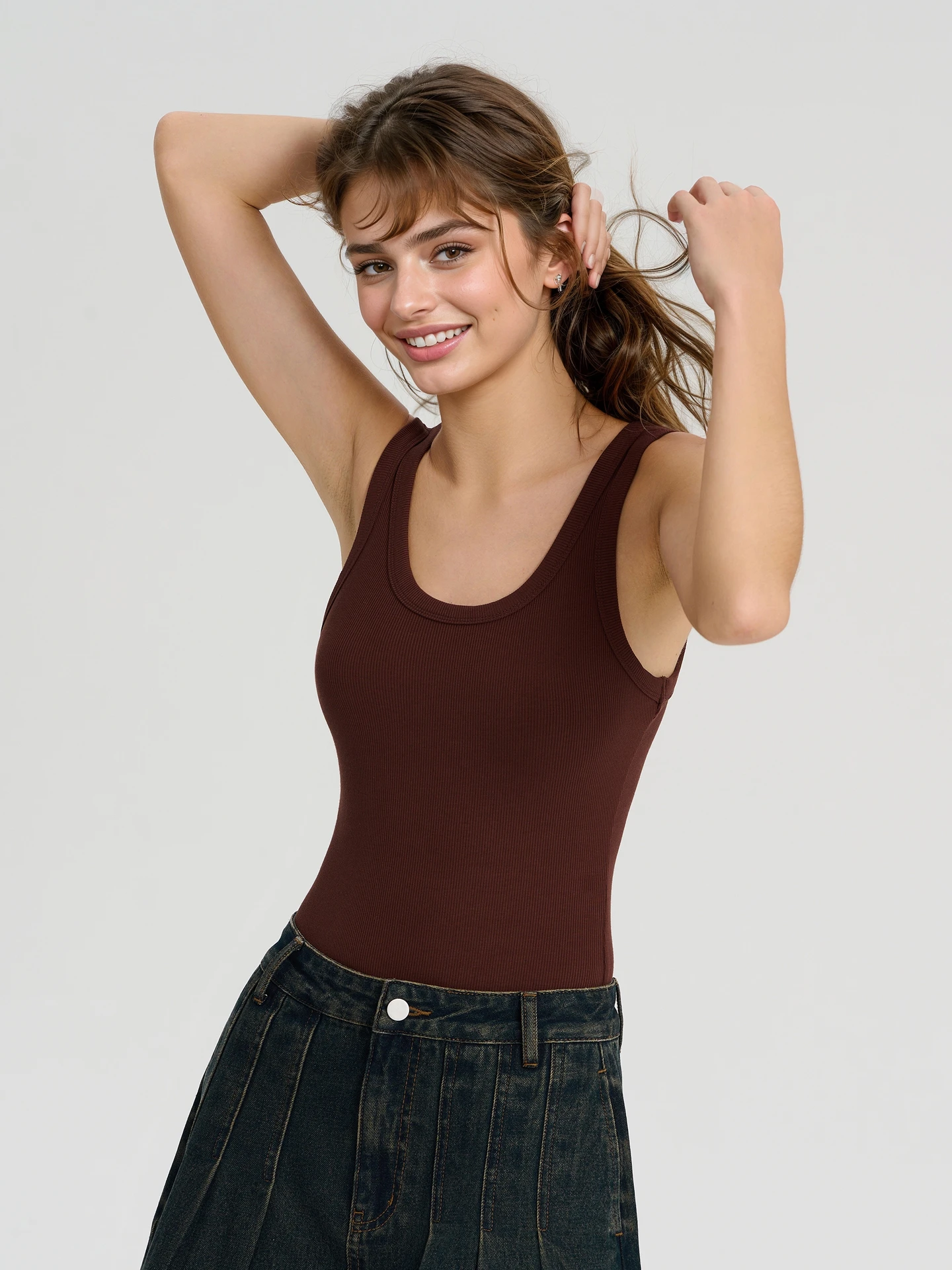Ribbed Tank Bodysuit | Savana | Bestsellers
