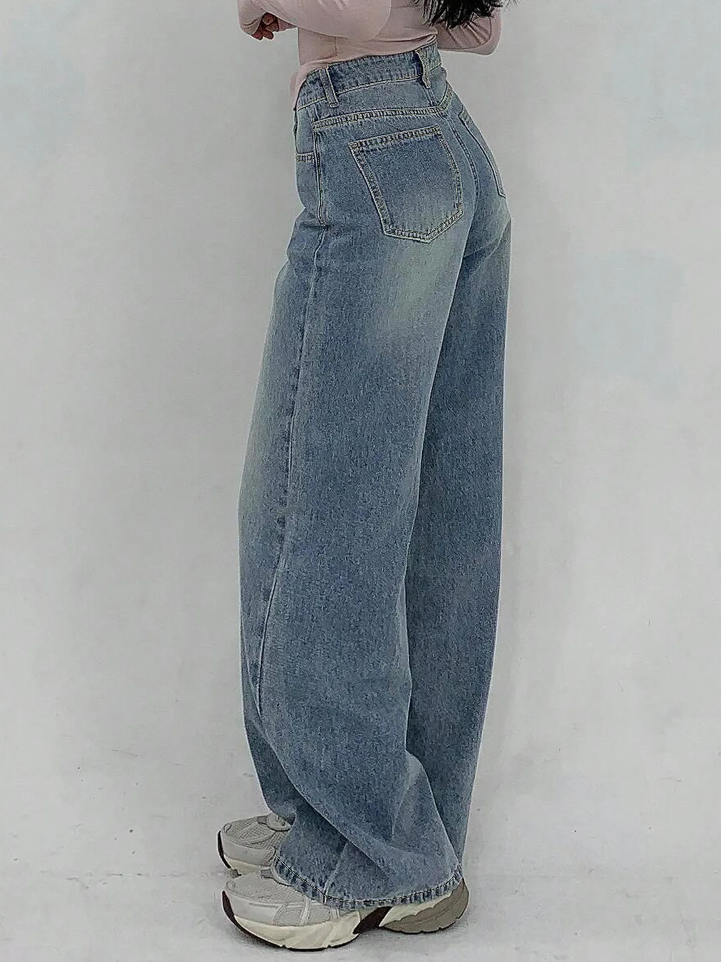 Wash Straight Leg Jeans | Savana | Bestsellers