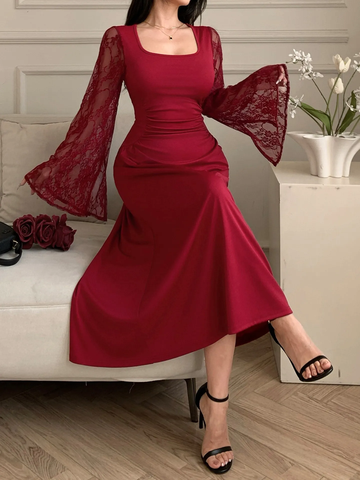 Sheer A-Line Dress | Savana | Bestsellers