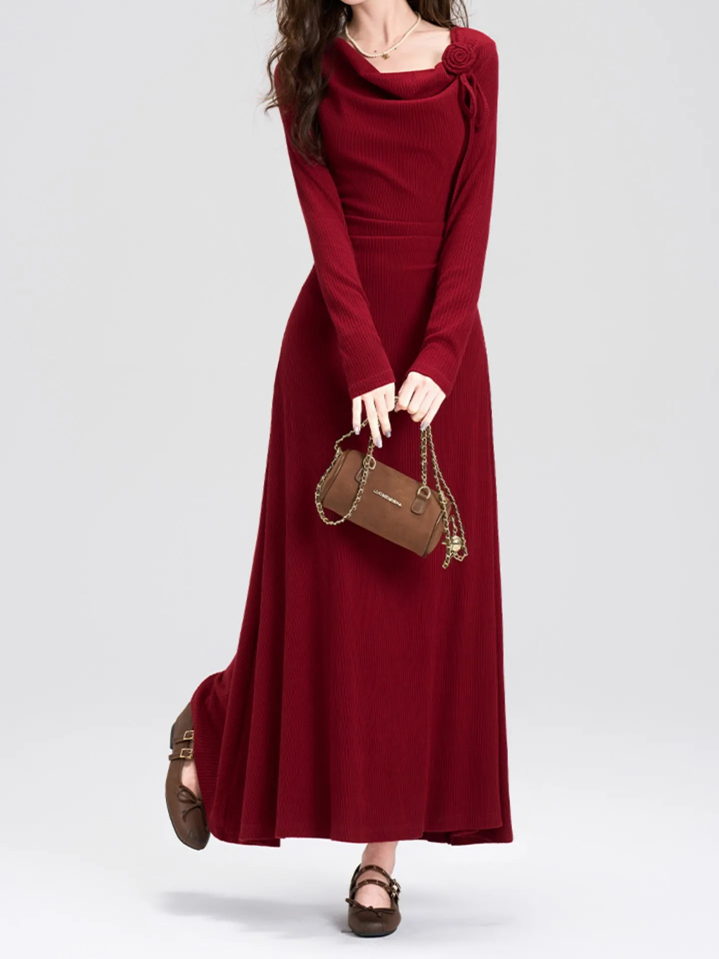 Draped A-Line Dress | Savana | Bestsellers