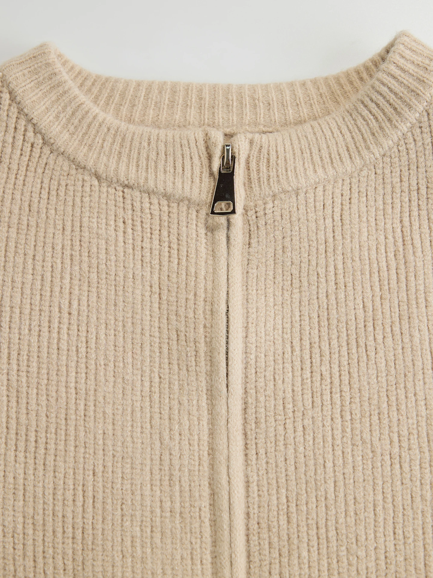 Decorative Zipper Knit Cardigan | Savana | Bestsellers