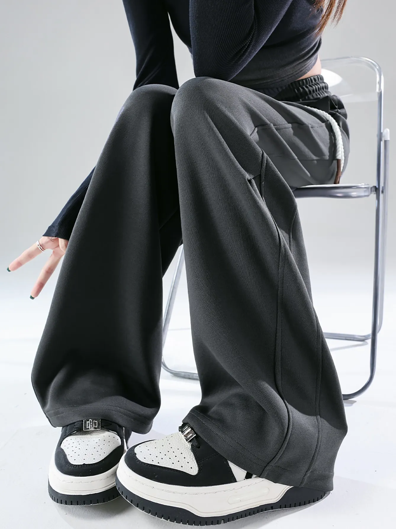 Drawstring Straight Leg Pants | Savana | Bestsellers