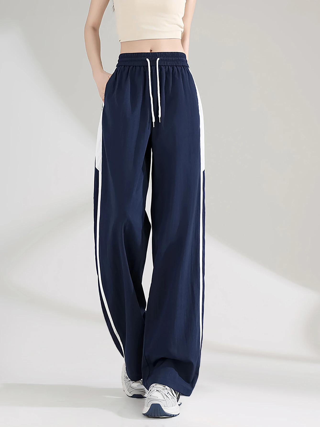 Drawstring Straight Leg Pants | Savana | Bestsellers