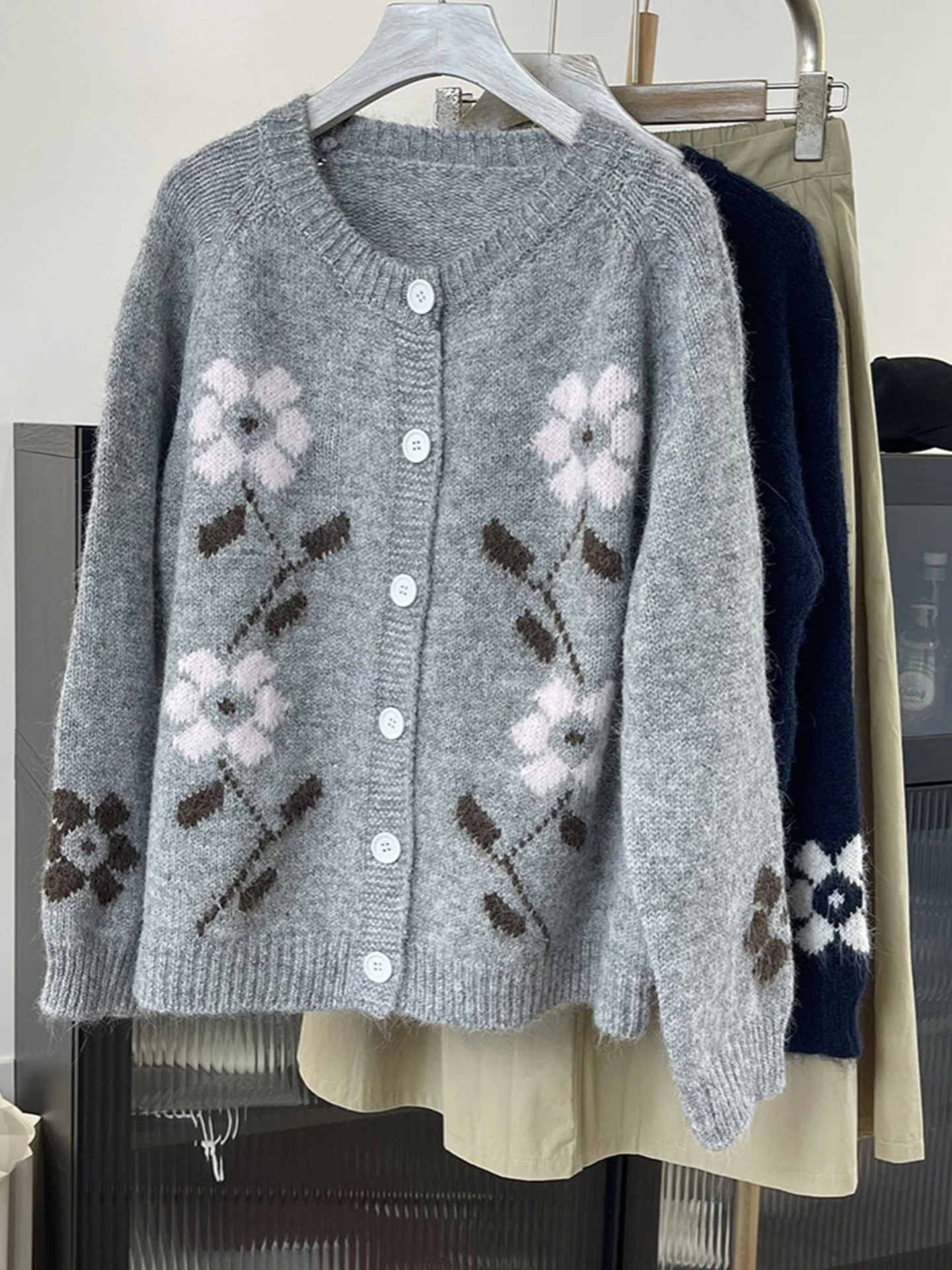 Jacquard Knit Cardigan | Savana | Bestsellers