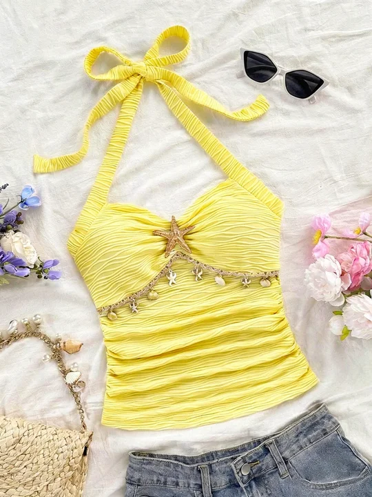 Ribbon Halter Top | Savana | Bestsellers